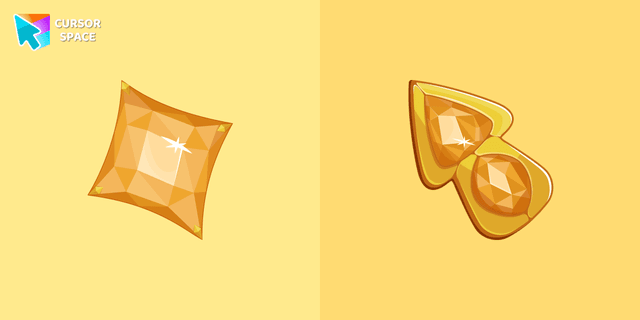 Custom Cursor Yellow Diamond Theme - Cursor Pack | Cursor Space